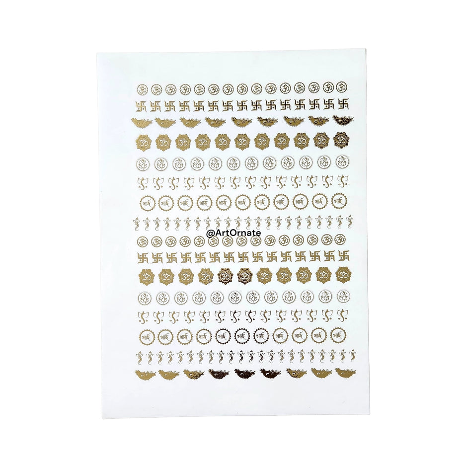 Embossed Gold Metallic Foil Stickers – Page 3 – ArtOrnate - Resin Art ...