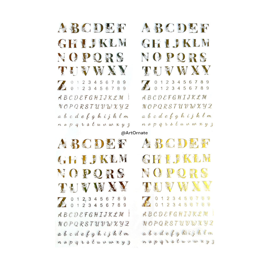 Metallic Gold Insert Sheet – ArtOrnate